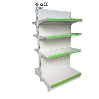 Cina Fabbrica taglia personalizzata colore xingye scaffali del supermercato bianco scaffale del supermercato doppio lato in vendita