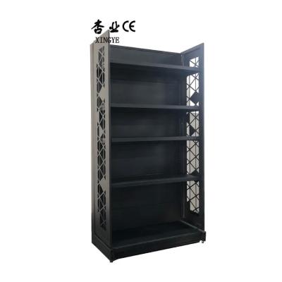 Cina Fabbrica colore personalizzato dimensione personalizzato nero unico scaffale unilaterale del supermercato libreria scaffale negozio scaffale in vendita