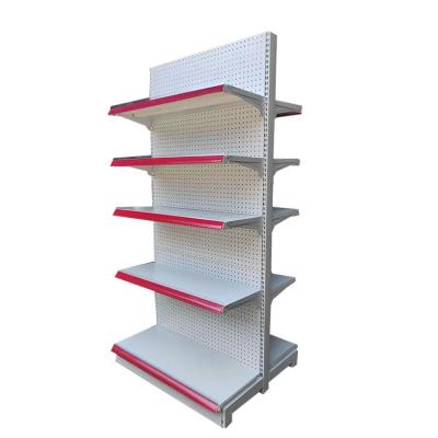Cina Fabbrica colore personalizzato Shanghai Xingye scaffale supermercato scaffale a doppio lato 5 scaffali in vendita