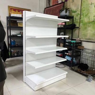 Cina Fabrica colore personalizzato taglia ripiani bianco mercato gondola per minimarket in vendita