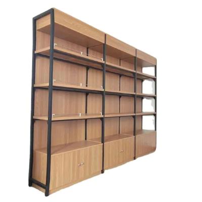 Cina Fabbrica colore personalizzato grandezza boutique negozio scaffali in legno convenience store scaffali in legno in vendita