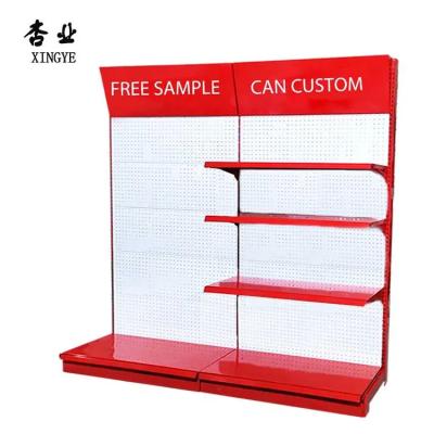 Cina 2023 fabbrica colore personalizzato taglia scaffale laterale in acciaio singolo per scaffali dei supermercati in vendita