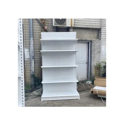 Cina Fabbrica Low MOQ Supermercato scaffale Convenience Store Piccolo negozio Display Stand Single Double-sided Board buco Gondola scaffale in vendita