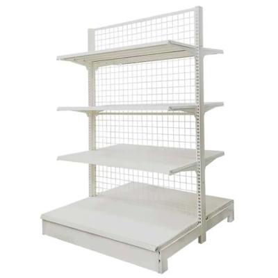 China Fábrica Tamanho personalizado Coloração malha rack gôndola supermercado grade gôndola display estantes para loja de varejo à venda