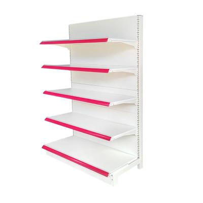 China Store Display Factory Direct dubbelzijdig gondelplank voor supermarkt Te koop