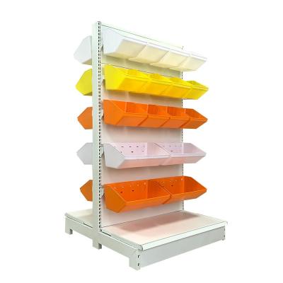 Cina Disponibilità a doppio lato della fabbrica Direct Snack Rack scaffalatura per supermercato in vendita