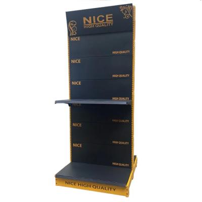 Cina Fabbrica colore personalizzato dimensione metallo scaffali mini-mercato heavy duty scaffali da parete per cosmetici vetrina in vendita
