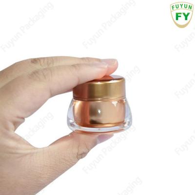 Cina Barattolo cosmetico acrilico doppio 7g per l'imballaggio crema facciale in vendita
