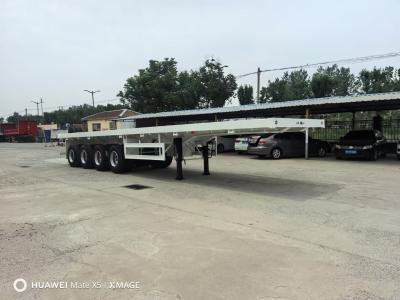 China Jost Kingpin Four-Axle Flatbed Trailer for Container Hauling Dependable Durable for sale