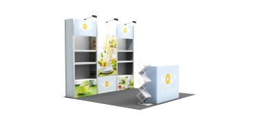 Cina Cabina su ordinazione della fiera commerciale, cabina modulare frameless di mostra, un insieme per le progettazioni differenti in vendita