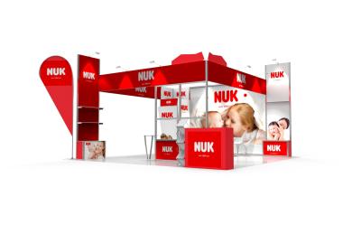 Cina 10' ' cabina su ordinazione della fiera dell'estrusione *20 della fiera commerciale della cabina dell'esposizione di alluminio della mostra in vendita