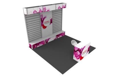 Cina Cabina su ordinazione all'ingrosso della fiera di stampa 10*10ft, esposizione della fiera commerciale della cabina di mostra in vendita