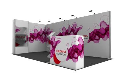 Cina Esposizione stabilita Frameless della cabina di conferenza di EZY per il materiale dell'alluminio delle fiere commerciali in vendita