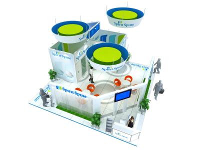 Cina Progetti i grafici per il cliente della cabina della fiera commerciale, annuncianti il contesto della cabina della fiera commerciale in vendita