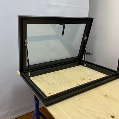 China Custom Aluminum Skylight with Double Tempered Glass and EPDM Seal for sale