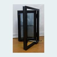 Quality Drain Hole Aluminum Glass Windows Water Prevention Aluminum Storm Windows Surface Mounting for sale