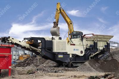 Cina Frantoio mobile del cono del calcare 480t/H del granito per lo spreco della costruzione in vendita