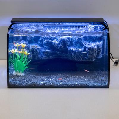 Cina Luce principale colorata che coltiva il carro armato di pesce curvo dell'acquario in vendita