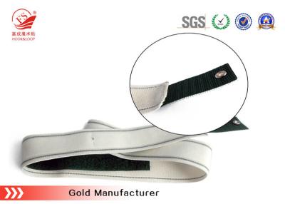 China Witte Enige Opgeruimde Elastische Haak en Lijnriempolyester 25mm 38mm 50mm Breedte Te koop