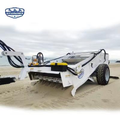 Cina 1800 mm Larghezza di pulizia Trattore Montato Pulizzatore di sabbia da spiaggia per prodotto ambientale in vendita