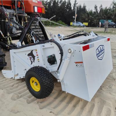 Cina Trattore per la pulizia della spiaggia di sabbia industriale montato su schermo vibrante a controllo idraulico in vendita