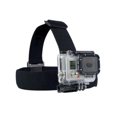 China Regelbare de Cameratoebehoren van de Uitrustingsactie De elastische antislip Hoofdriem zet voor GoPro-Held SJCAM AKASO Xiaoyi Yi 4k DJI op Te koop