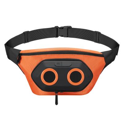 China Outdoor Adjustable Fanny Pack Waterproof Rechargeable With Bluetooth Speaker Stereoc à venda