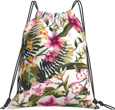 中国 Drawstring Bags For Women Girls String Backpack Yoga Bag Water Resistant Light Weight Nylon 販売のため
