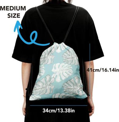 中国 Lightweight and waterproof Backpack Drawstring Bag String Bag Sackpack Gym Sports Travel Backpack 販売のため