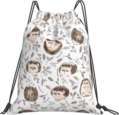 中国 Recyclable And Durable Backpack Bag Sport Gym Sack Drawstring Bag String Bag Yoga Bag 販売のため
