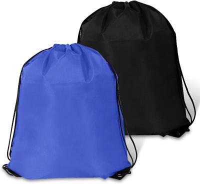 中国 Soft Shockproof Drawstring Bag Backpack Black Gym Bulk Cinch Tote Sackpack 販売のため