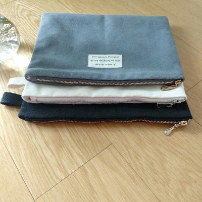 China Algodão que alinha 12*8.5 a lona Pen Case Stationery Storage à venda