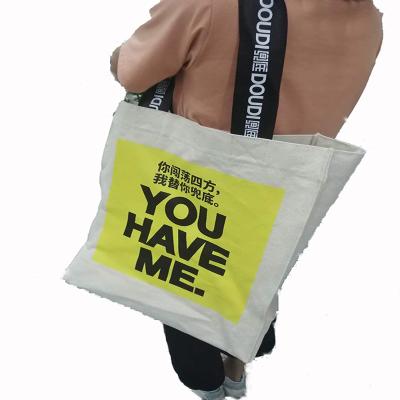 China Forro de pouco peso de Tote Shopper Bag With Cotton da lona e 1 bolso à venda