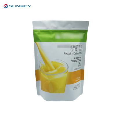 China Saco impermeável nutritivo de Pouching do saco de pó da proteína com o zíper para o alimento à venda