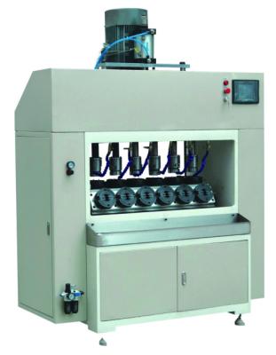 China 24 Pcs / Min Oil Filter Manufacturing Machine , Six Station Automatic Tapping Machine for sale