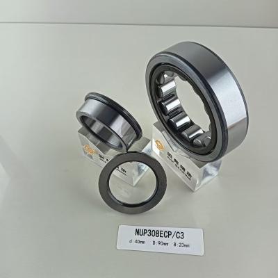 중국 단열 NUP308ECP 원통 롤러 베어링 40*90*23mm 기름이나 기름으로 윤활한 용품 판매용
