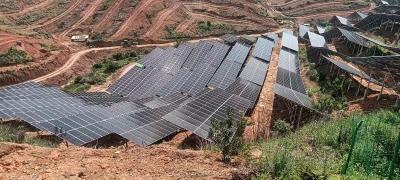 China High Clearance Solar Panel Ground Mounting Systems Easy Installation 0-60 Degrees Tilt Angle Up To 1.2m Ground Clearance for sale