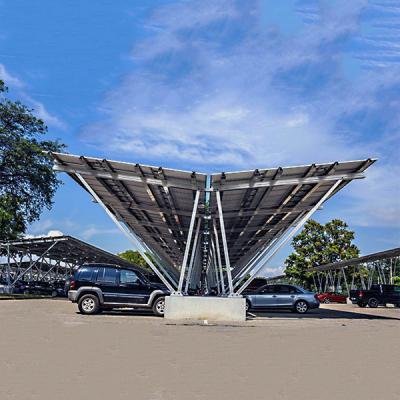 Cina Sistemi solari su misura del Carport di PV che montano - anticorrosivo a terra aperto del sostegno in vendita