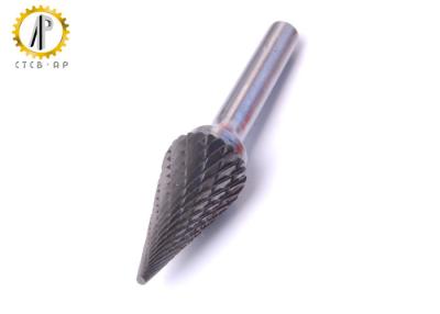 Chine Dossier rotatoire cimenté par forme de carbure de tungstène de chandelle, bavures rotatoires de carbure de coupe de double à vendre