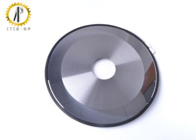 Chine Lame ronde de carbure de découpeuse de papier de YG10X, dureté élevée de lame inférieure de tungstène à vendre
