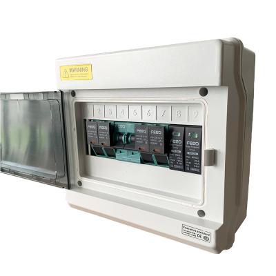 China 4 cajas fotovoltaicas del combinador de la caja 500V del combinador de DC de las secuencias en venta