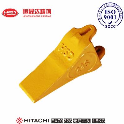 Κίνα EX70 EX60 25S 25RC 021S TB00395 Εκσκαφέας επίπεδα δόντια κουβάς αυτοκαθαριστικές αυλακώσεις προς πώληση