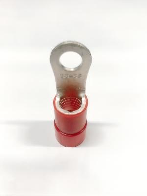 Chine Ring Terminals Brazed Seam For AWG 38 / Stud Size 8 Mm² Insulated Electro-tin Plated Electrolytic Copper RNYB à vendre