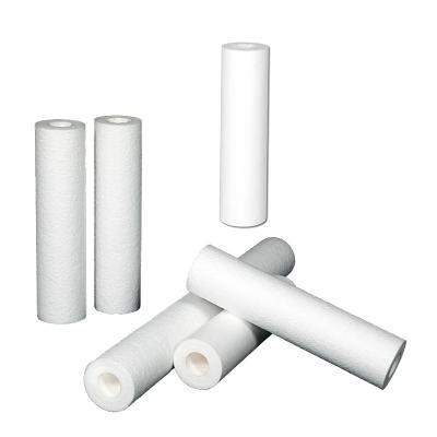 China Silinderfilter Type 10 20 30 40 Inch Smelt Blown Water Filter voor bronwater vervanging Te koop