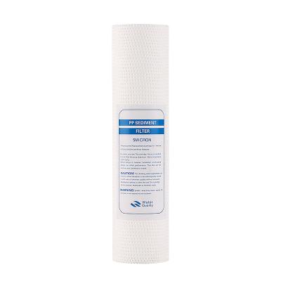 Cina Elemento filtro per purificatore d'acqua a base di polipropilene per filtro domestico da 10 pollici in vendita