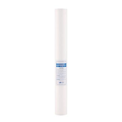 Cina Elemento filtro in cotone PP da 20 pollici per depuratore di acqua domestico 5 micron 1 micron in vendita
