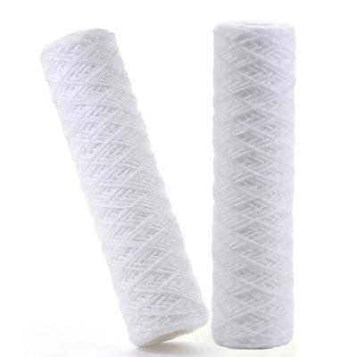 Cina 10-100 pollici 1-100 micron rimozione del ferro PP filato stringa cartuccia filtro ferita per filtro dell'acqua in vendita