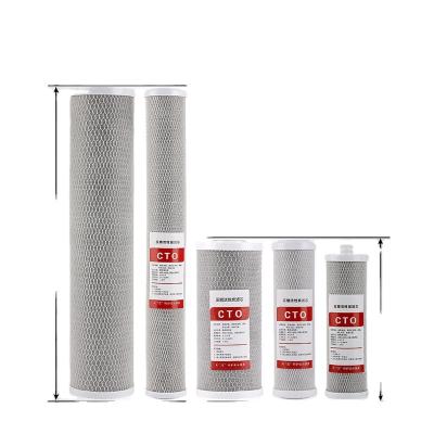 China Muschelfilterpatrone aus Polypropylen mit Aktivkohlenstoff 20*4,5cto zu verkaufen