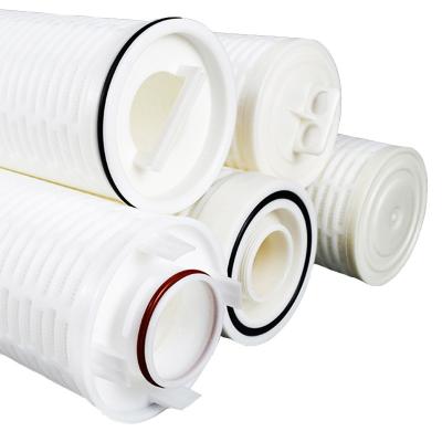 Cina 40 pollici 1 micron elevato flusso elemento filtro plissato per la filtrazione di condensato centrale elettrica in vendita