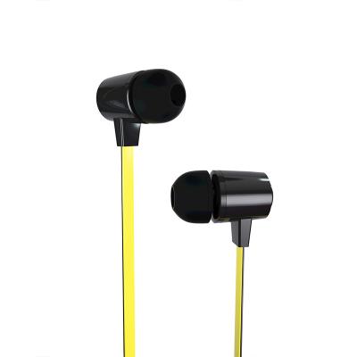 China HD microfoon 3.5mm de Diepe Getelegrafeerde Oortelefoon van Bass Sound 98dB Te koop